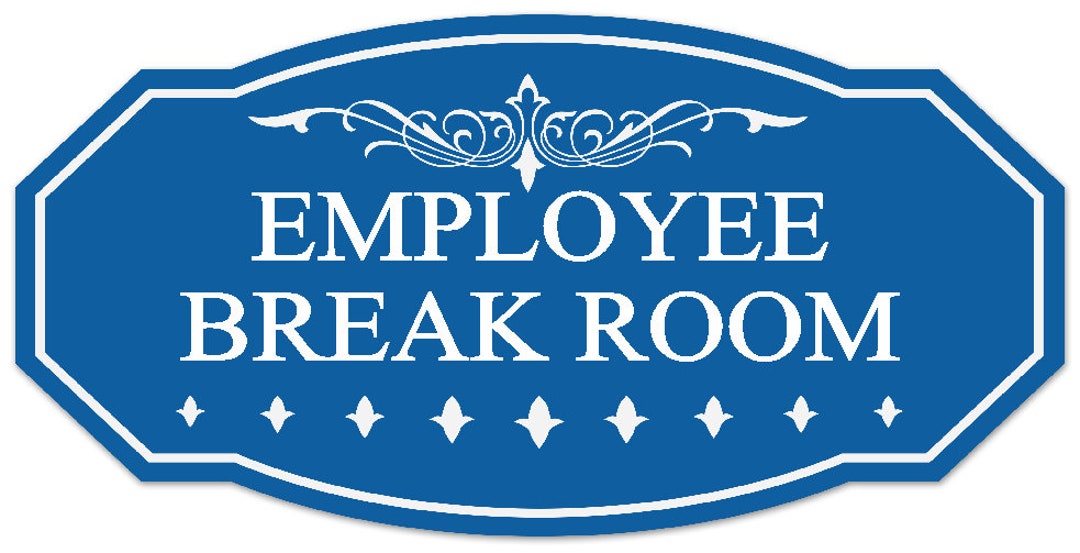 Signs Bylita Victorian Employee Break Room Wall or Door Sign - Etsy