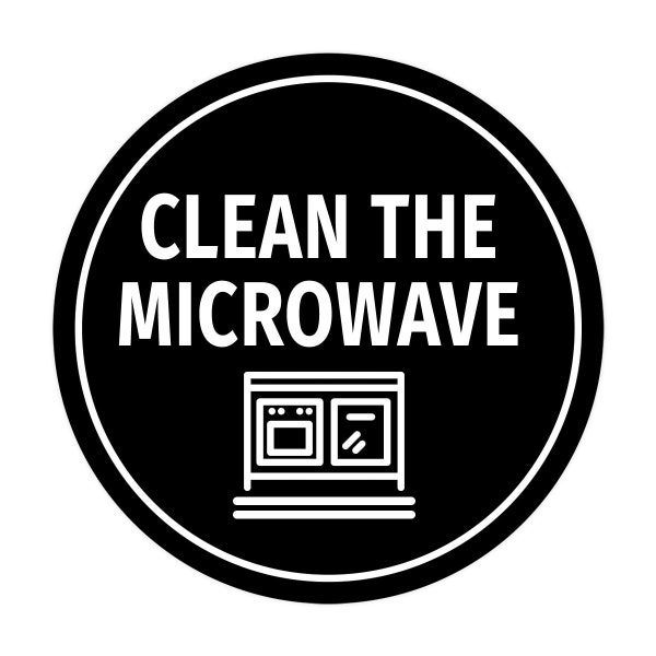 Clean the Microwave Sign - Etsy