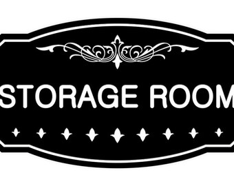 Storage Room Sign - Etsy