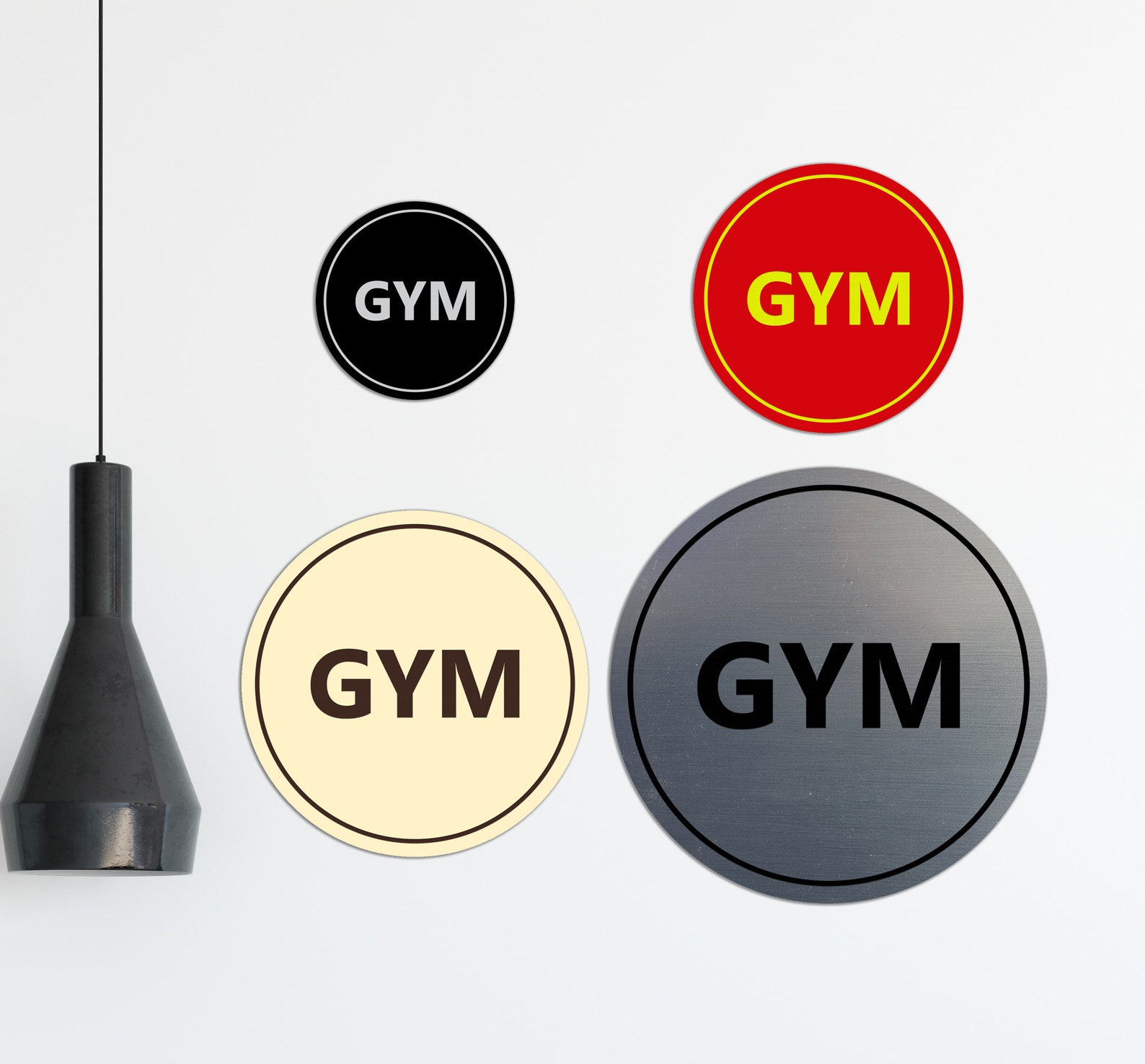 Signs Bylita Circle Gym Sign - Etsy