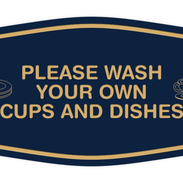 Wash Dishes Sign - Etsy