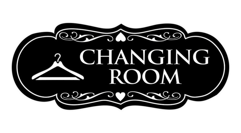 Designer Changing Room Sign - Etsy Designer Changing Room Sign - Etsy
