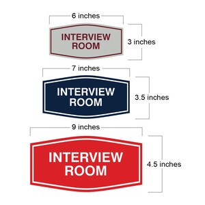 Signs Bylita Fancy Interview Room Sign - Etsy