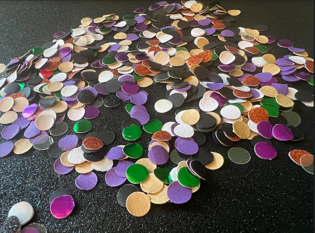 Micro Puck Halloween Confetti, Hockey Halloween Confetti, Halloween ...