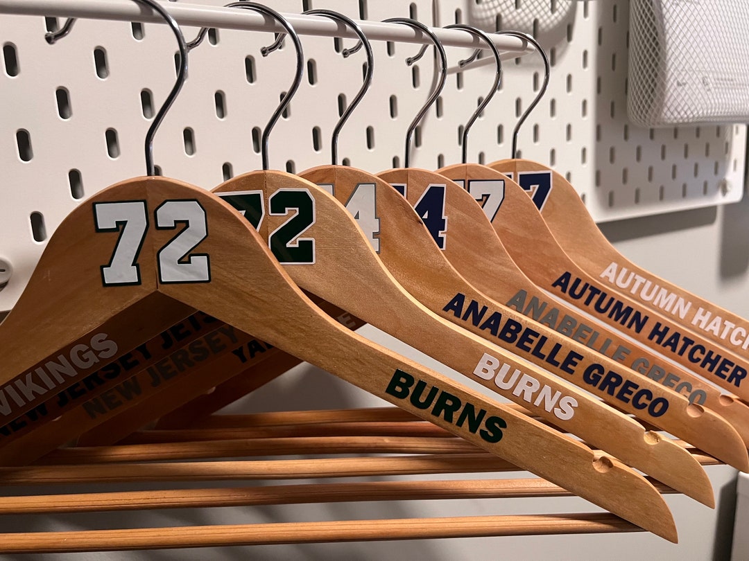 Hockey Jersey Hanger | Personalized Jersey Hanger | Customized Jersey ...