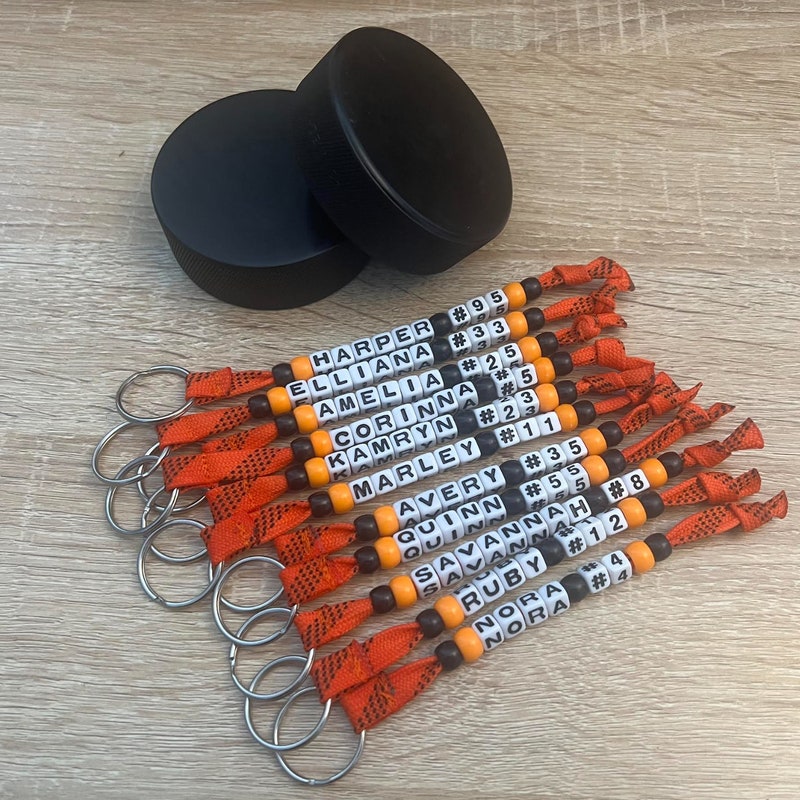 Hockey Keychain - Etsy