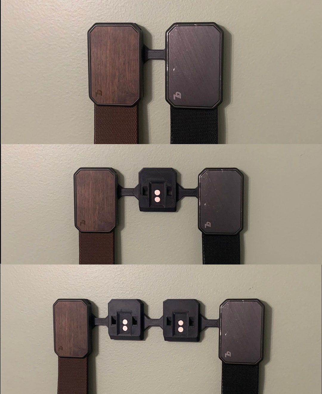 Magnetic Belt Wall Mount - Designed to Work With Groove Belt™ - Etsy