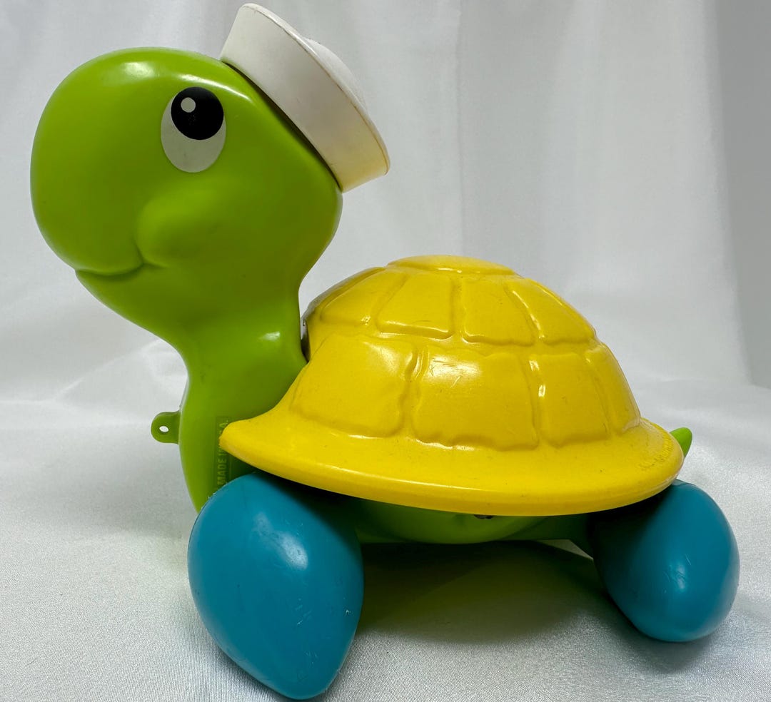 Fisher Price Vintage 1977 Turtle Sailor Pull Toy - Etsy