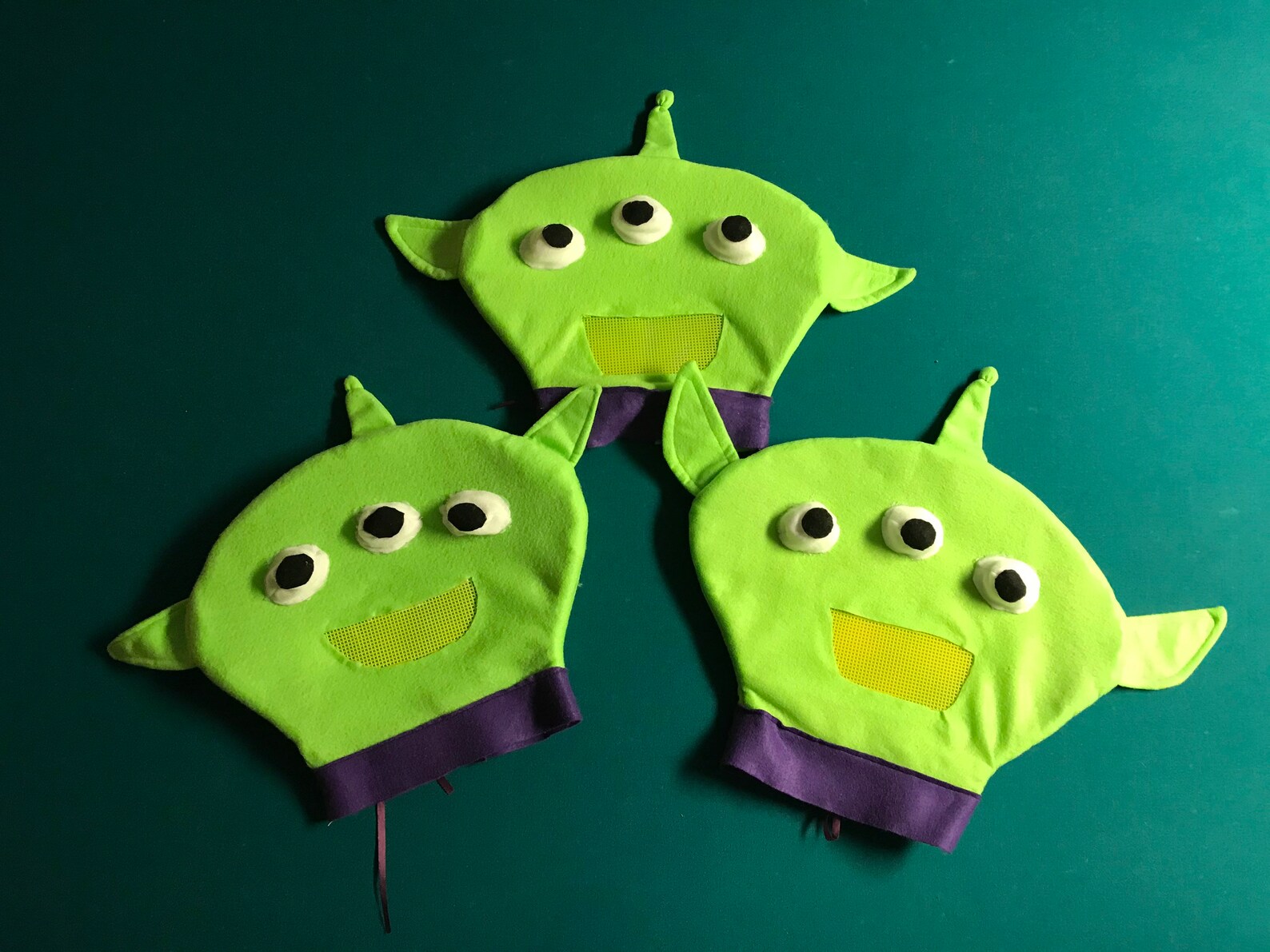 Handmade Felt Alien Mask Headpiece Halloween Costume - Etsy