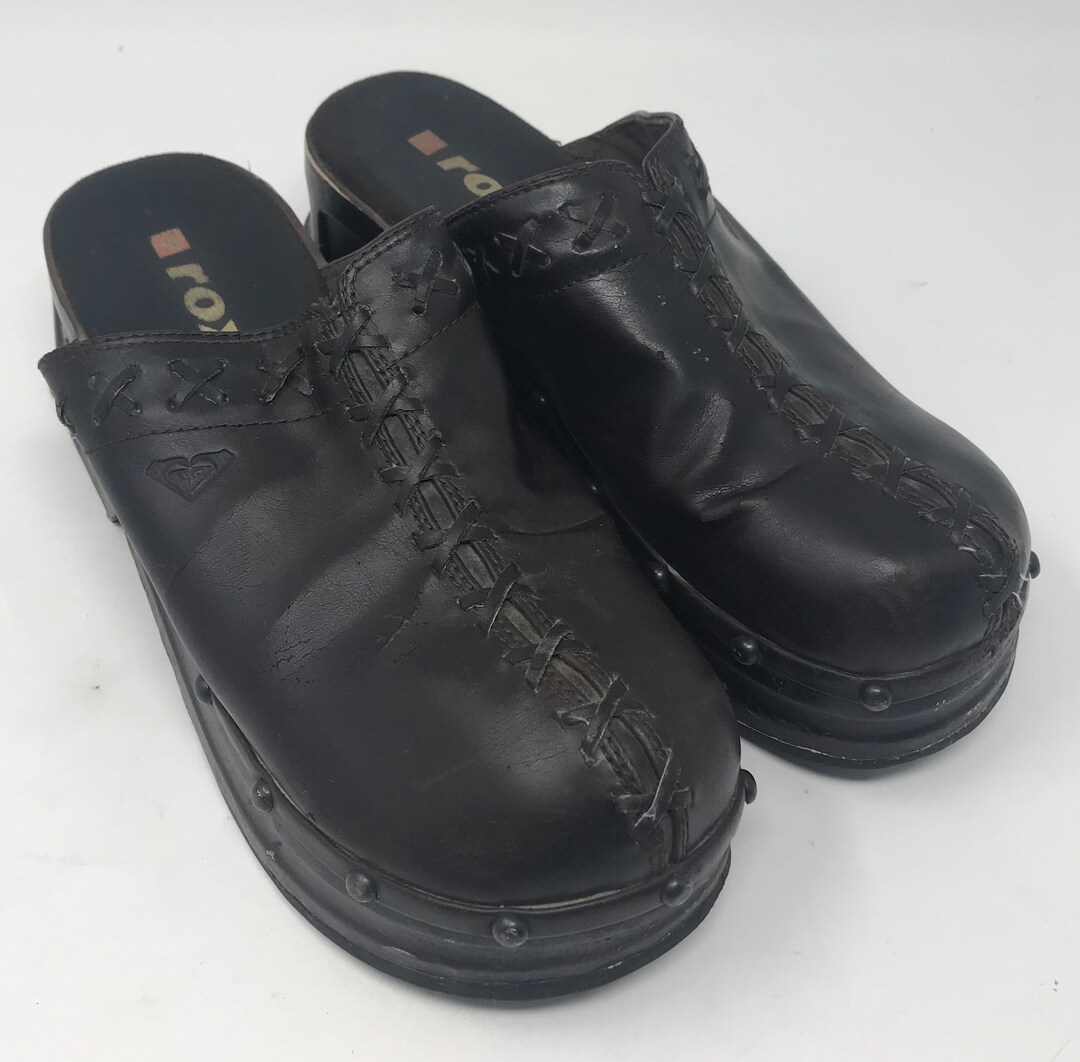 Chunky 1990s Y2K Platform Clogs by Roxy - Etsy