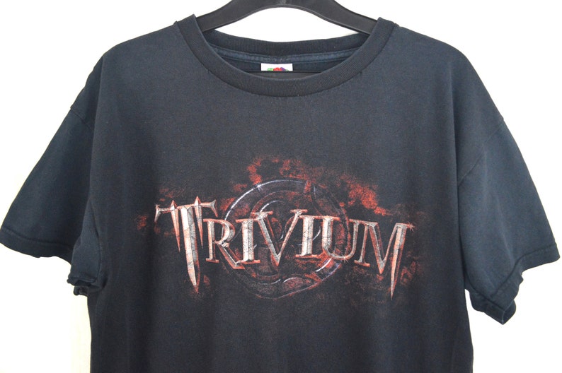 Vintage Trivium Metal Band T-shirt Black Size Men's M - Etsy