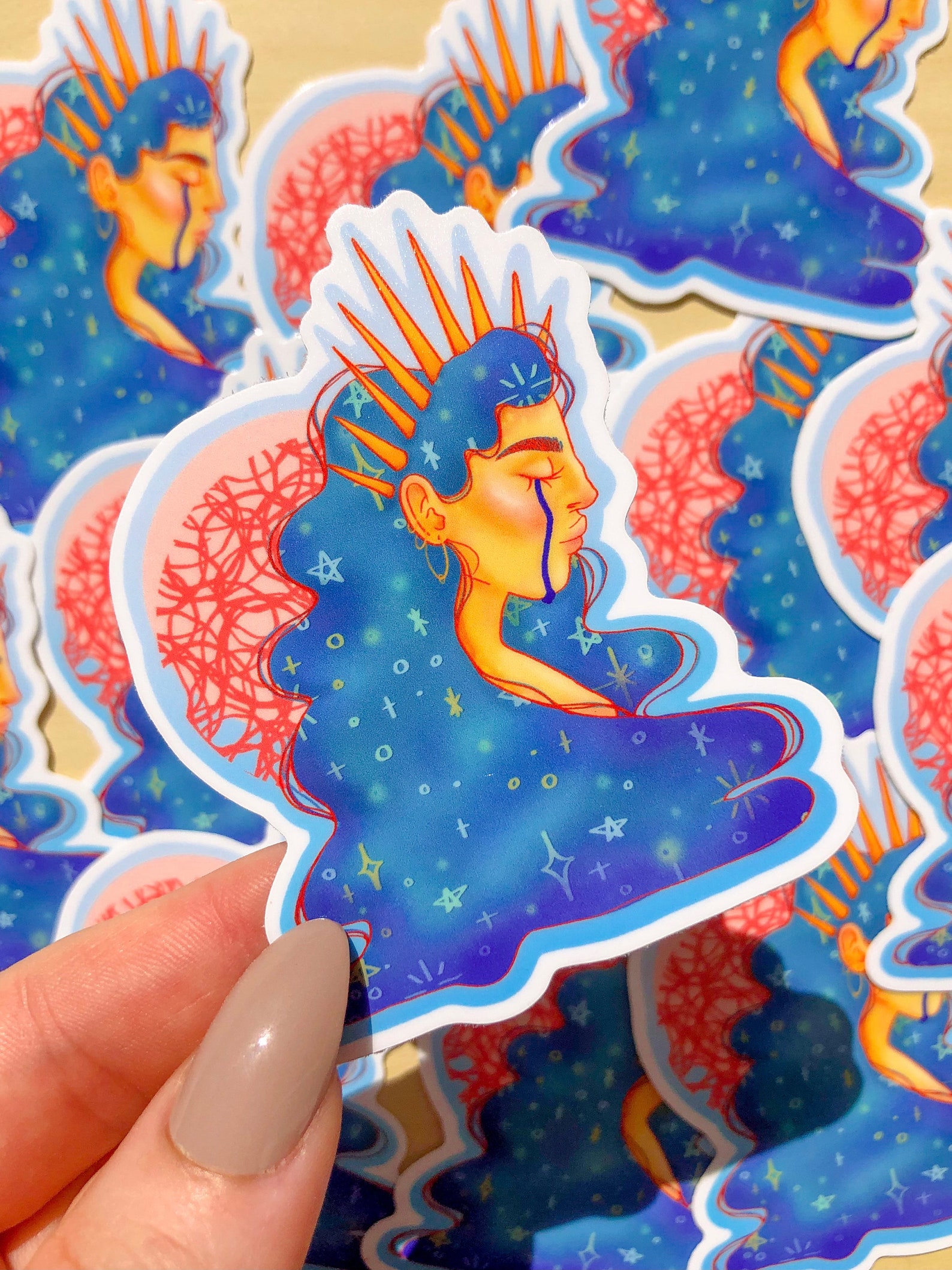 Space Goddess Sticker - Etsy
