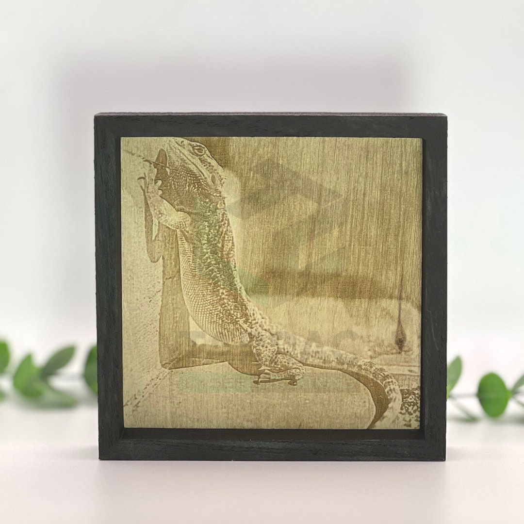 Engraved Photo Wooden Shadow Box Classic Square/modern Hexagon - Etsy