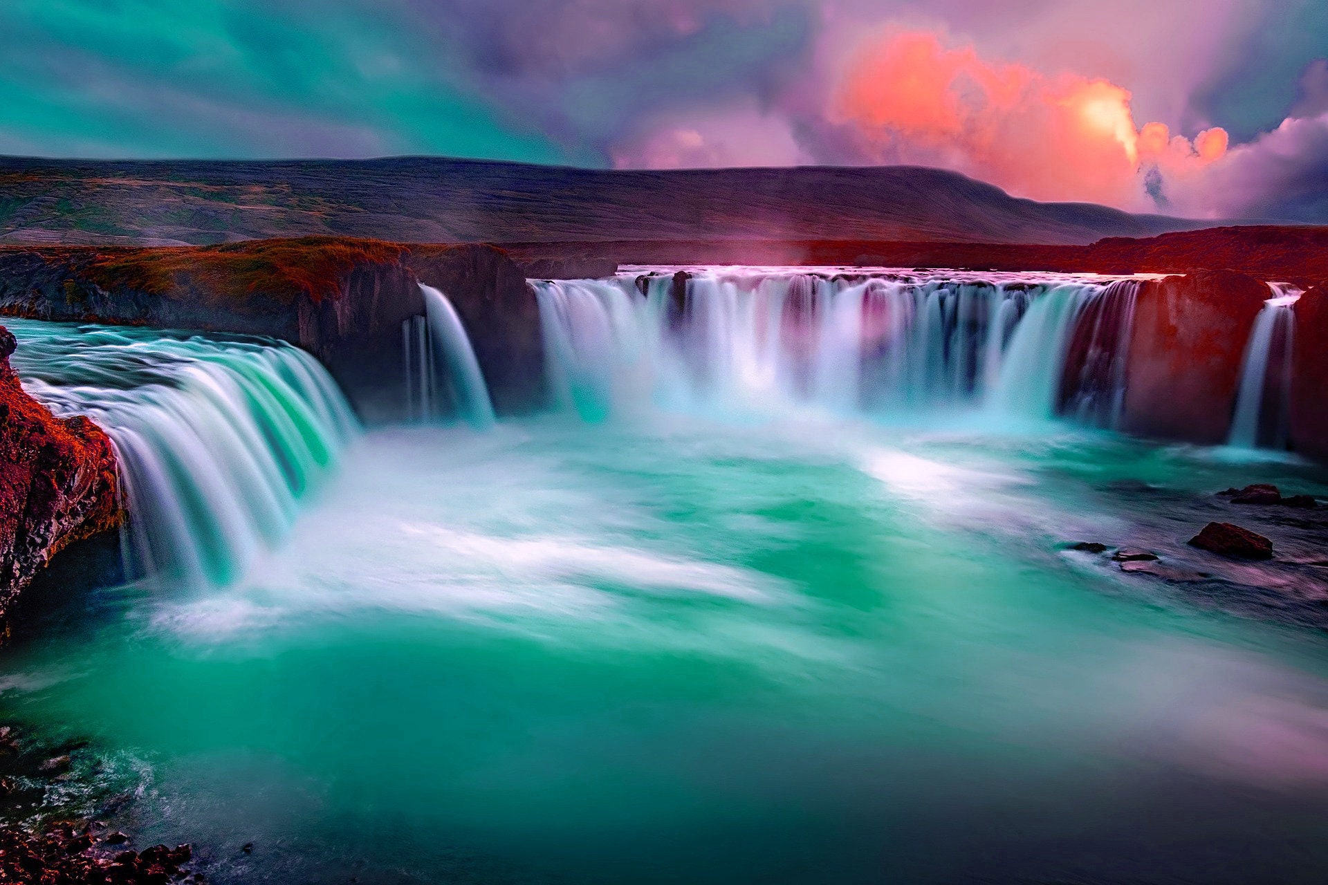 Paradise Waterfall Print, Natures Beauty, Wall Art, Print Yourself ...