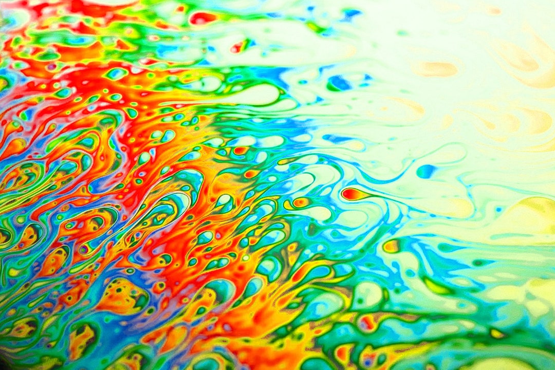 Color Blend, Watercolor Art, Digital Download, Print Yourself, Painting ...