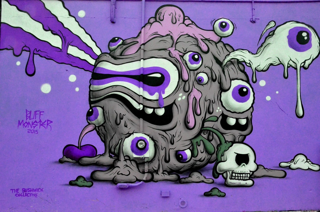 Digital High Resolution Monster Print Digital Prints - Etsy