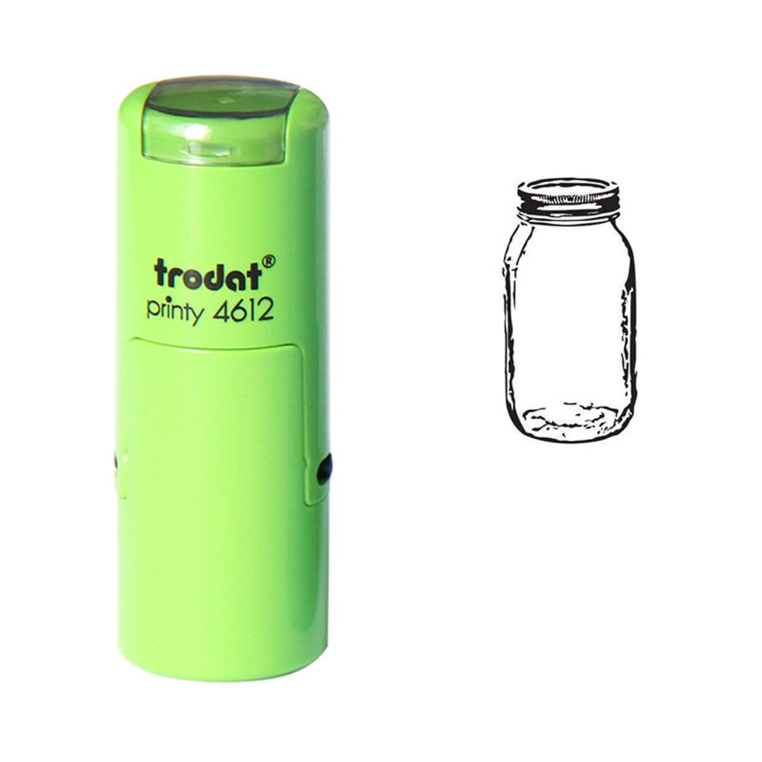 Mason Jar Stamp - Etsy