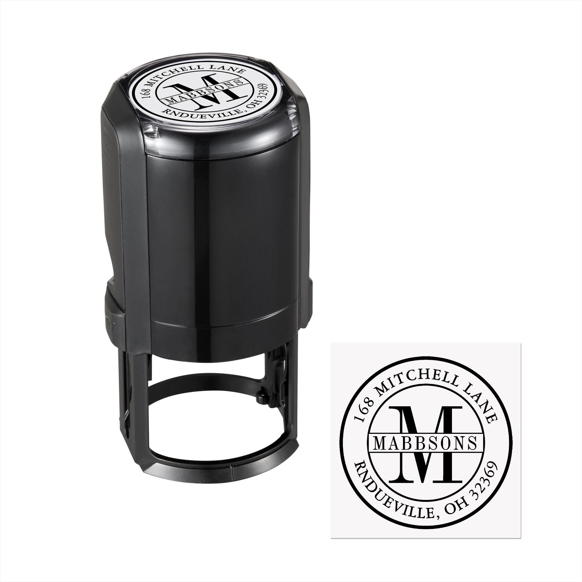 Personalized Self Inking Address Stamp – Custom Return Address Stamp ...