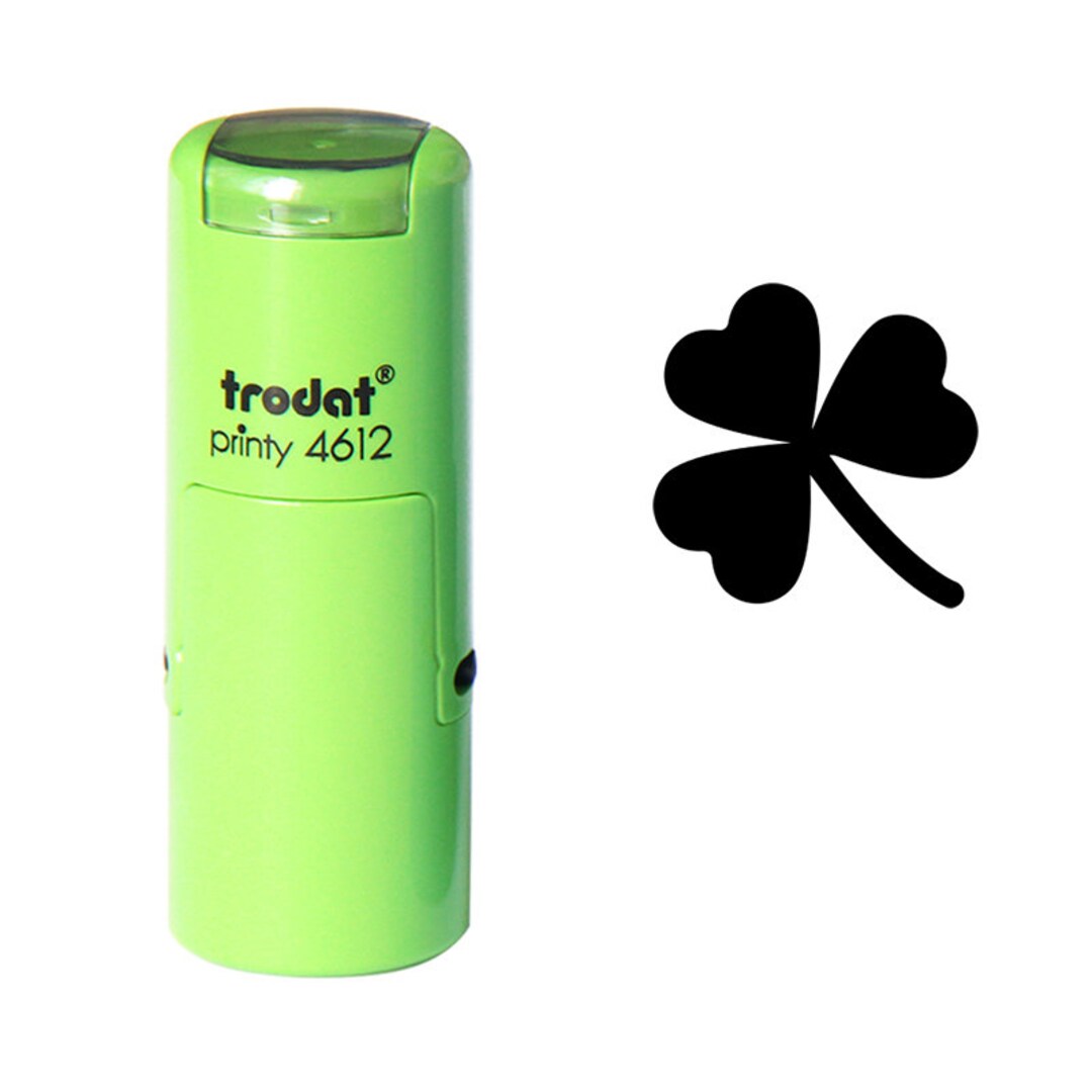 Three Leaf Clover Stamp - Etsy