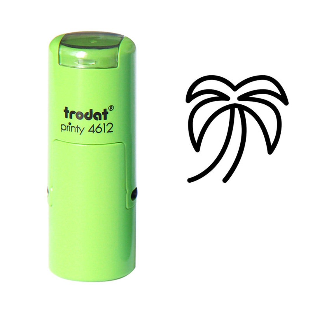 Palm Tree Stamp - Etsy