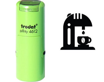 Coffee Machine Stamp - Etsy