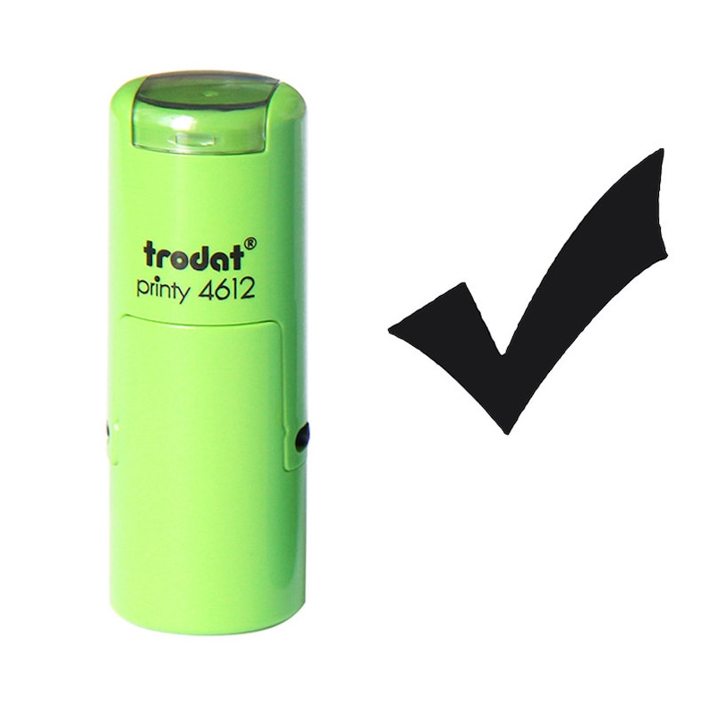 Check Mark Stamp - Etsy