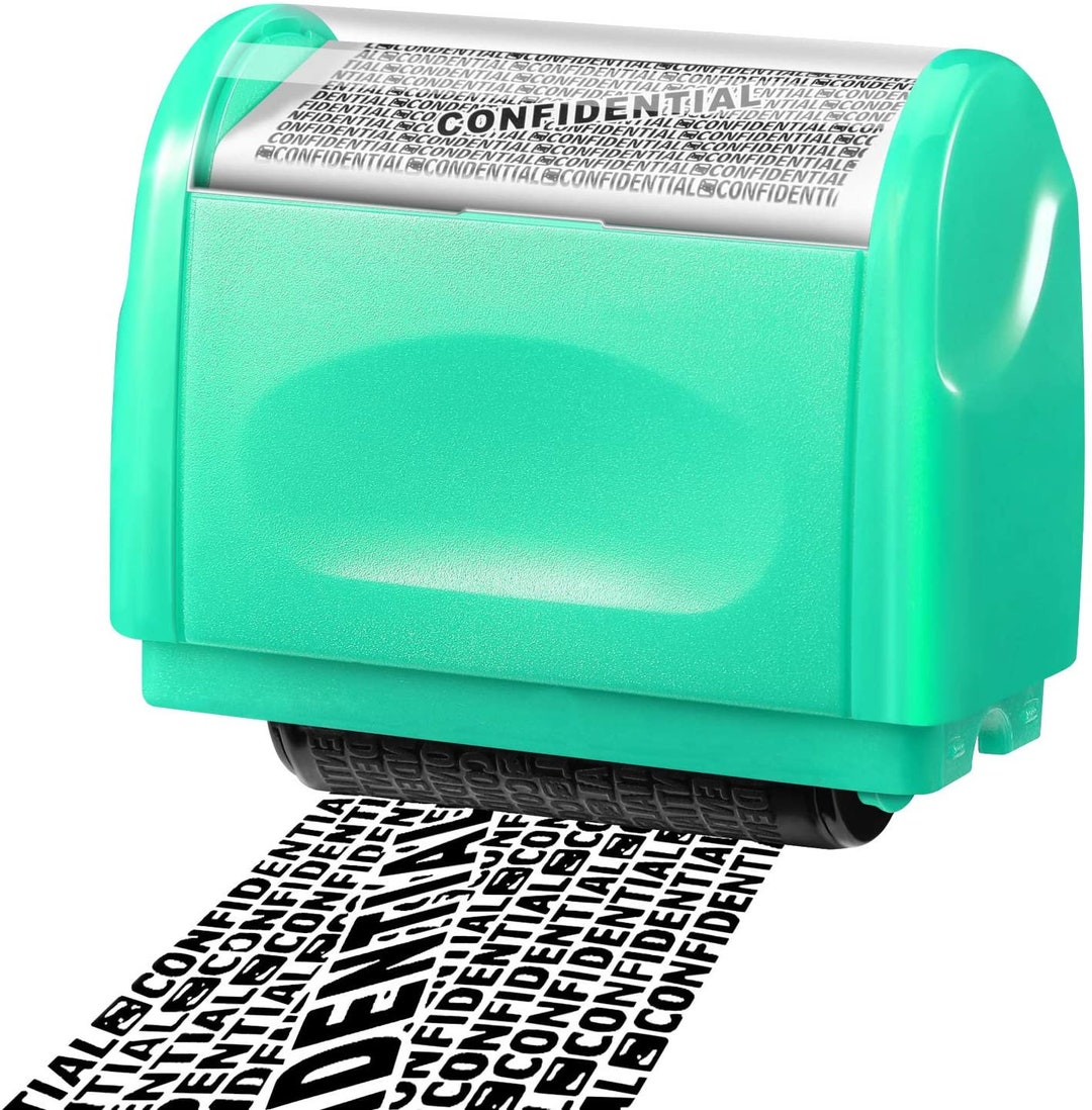 Security Stamp Identity Protection Roller Stamper for ID Privacy ...