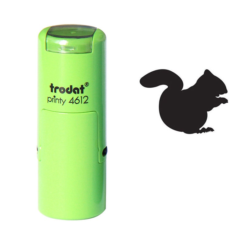 Squirrel Stamp - Etsy