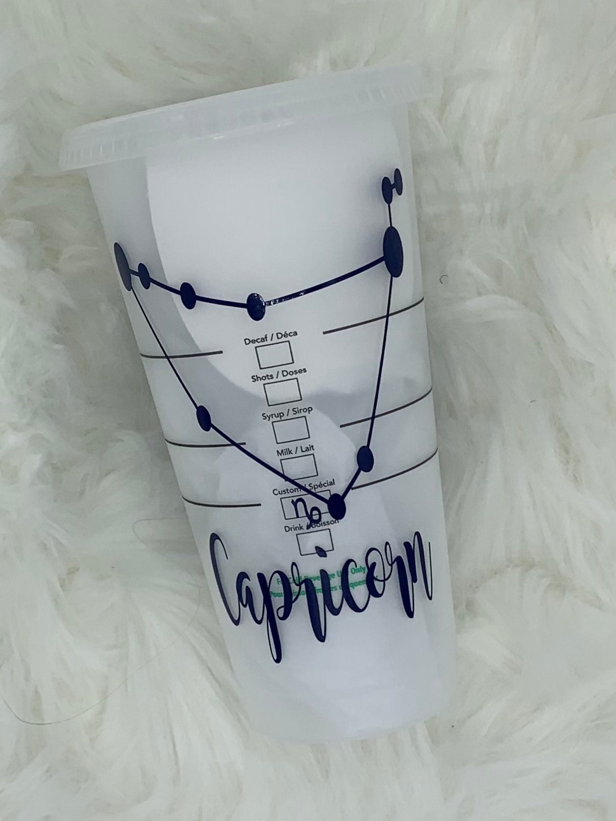Zodiac Starbucks Cup Zodiac Horoscope Sign Cup Starbucks | Etsy