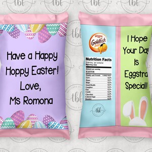 Goldfish Wrapper Template Goldfish Party Favor Goldfish Chip - Etsy