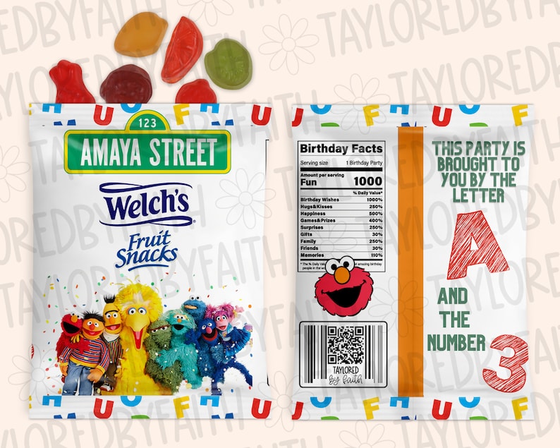 Fruit Snack Gushers Template, Fruit Snack Gushers Wrapper Template ...