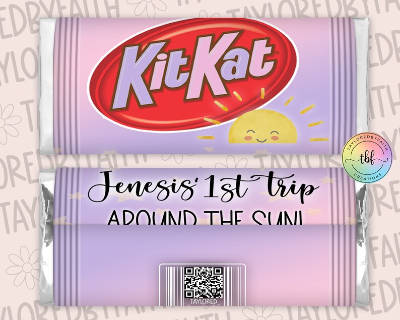 Kitkat Wrapper Template Kit Kat Party Favor Kit Kat Kit Kat Etsy