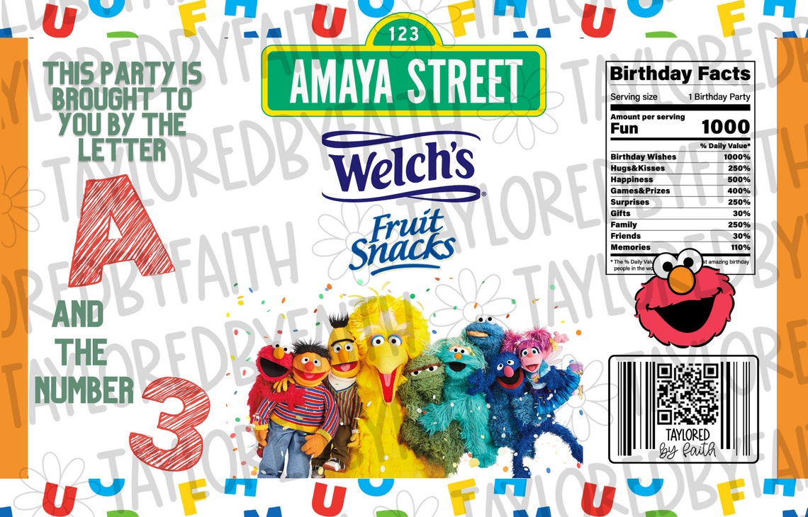 Fruit Snack Gushers Template, Fruit Snack Gushers Wrapper Template ...