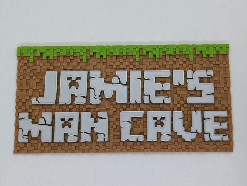 Minecraft Door Name Plate/sign - Etsy