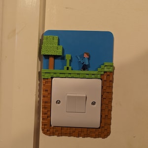 Minecraft Light Switch Surround Cover - Etsy