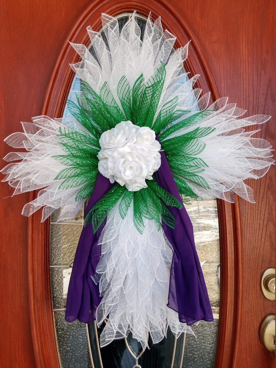 Cross Wreath, Easter Wreath, Front Door Wreath, Inspirational Decor ...