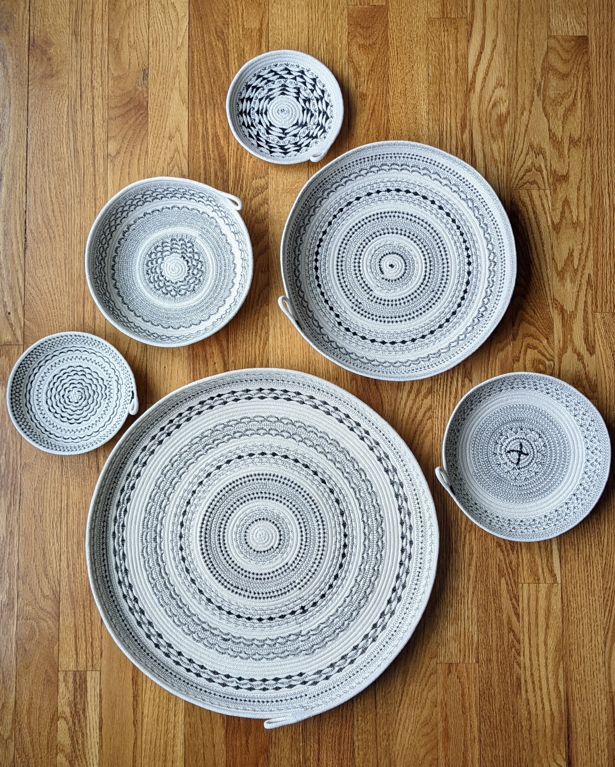 Handmade Rope Plates Wall Decor Tabletop Decor - Etsy UK