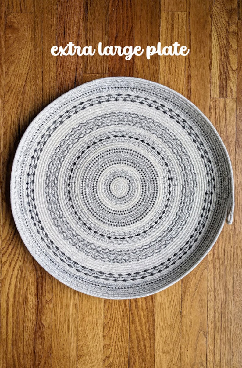 Handmade Rope Plates Wall Decor Tabletop Decor - Etsy UK