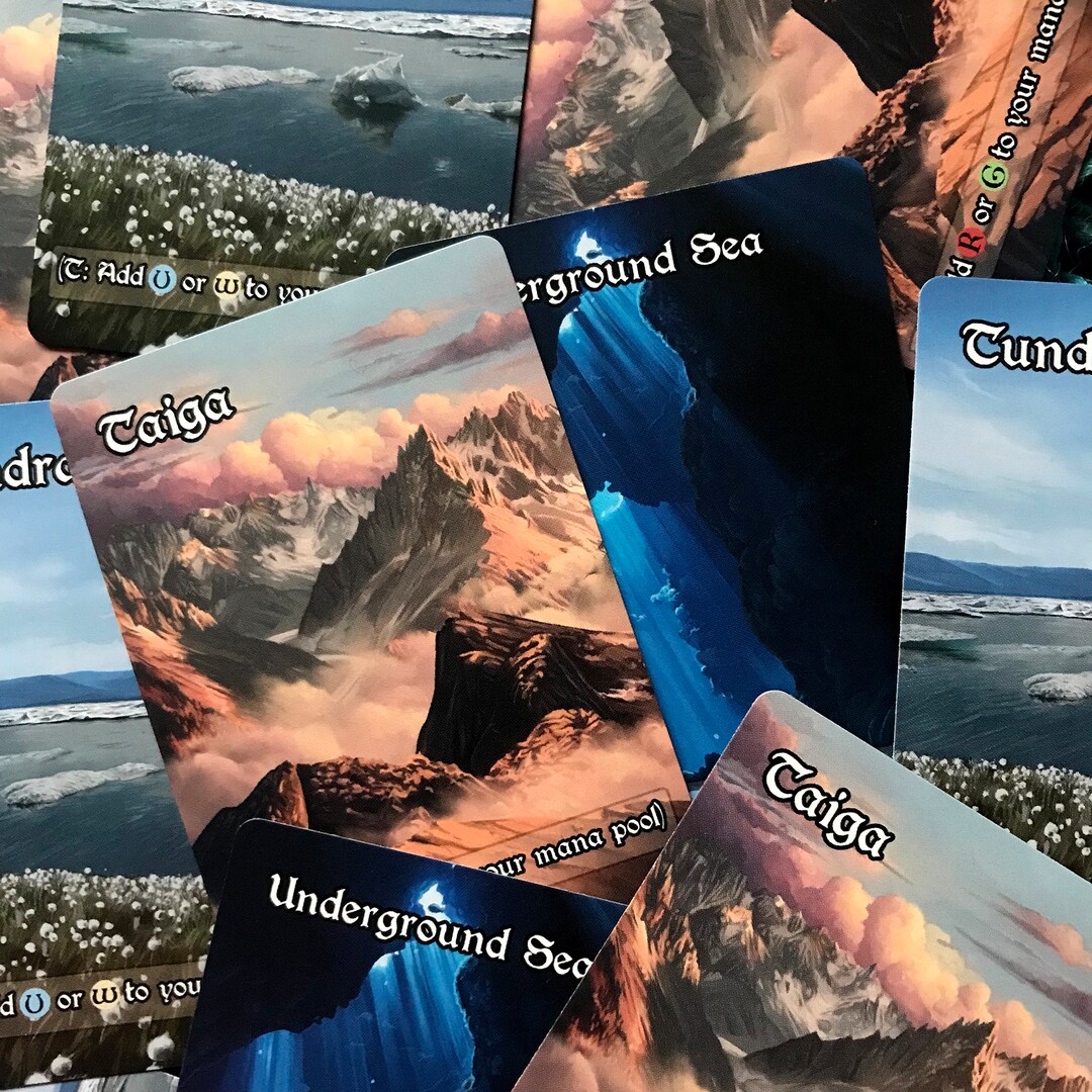 Borderless Ally Colours Dual Lands Proxies - Etsy