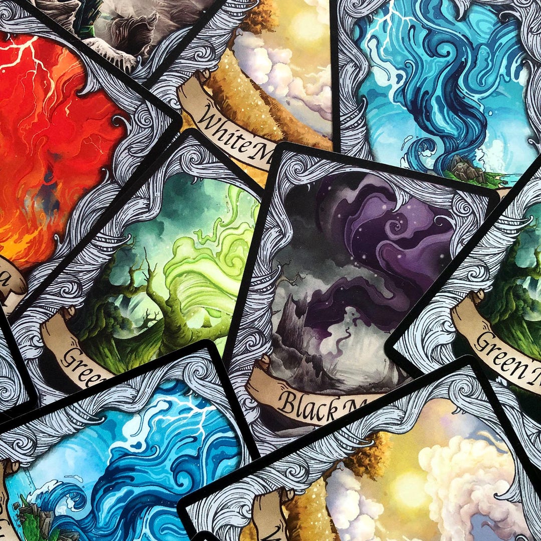 Mana Counters (set of 6 Tokens, Normal or Foil!) - Etsy