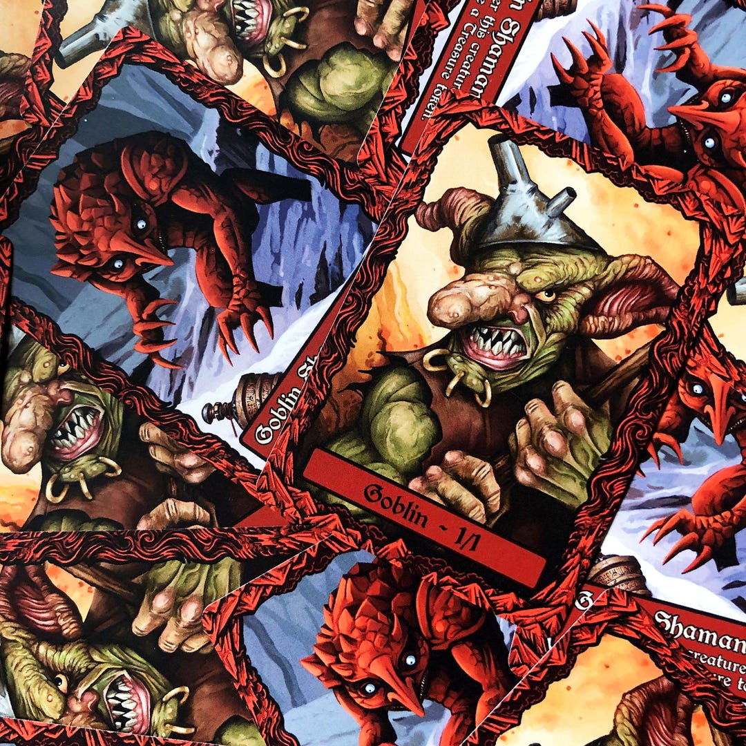 Goblin and Goblin Shaman Tokens - Etsy