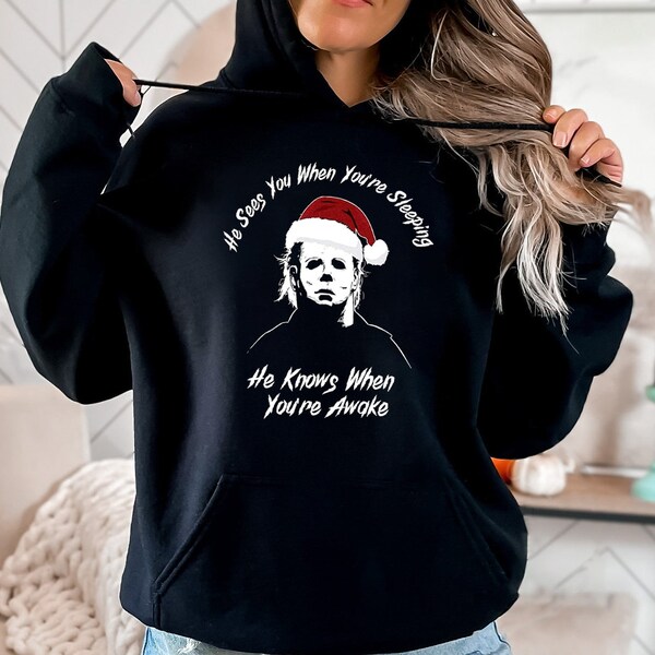 Michael Myers Horror Christmas Sweater - Etsy