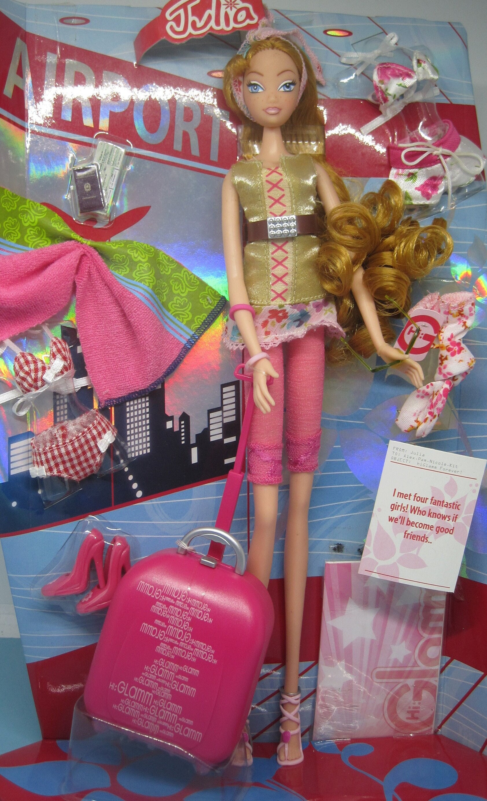 NEW Long Leg Doll, MGA Doll, Hi Glamm Doll 2007, Long Legs Julia ...