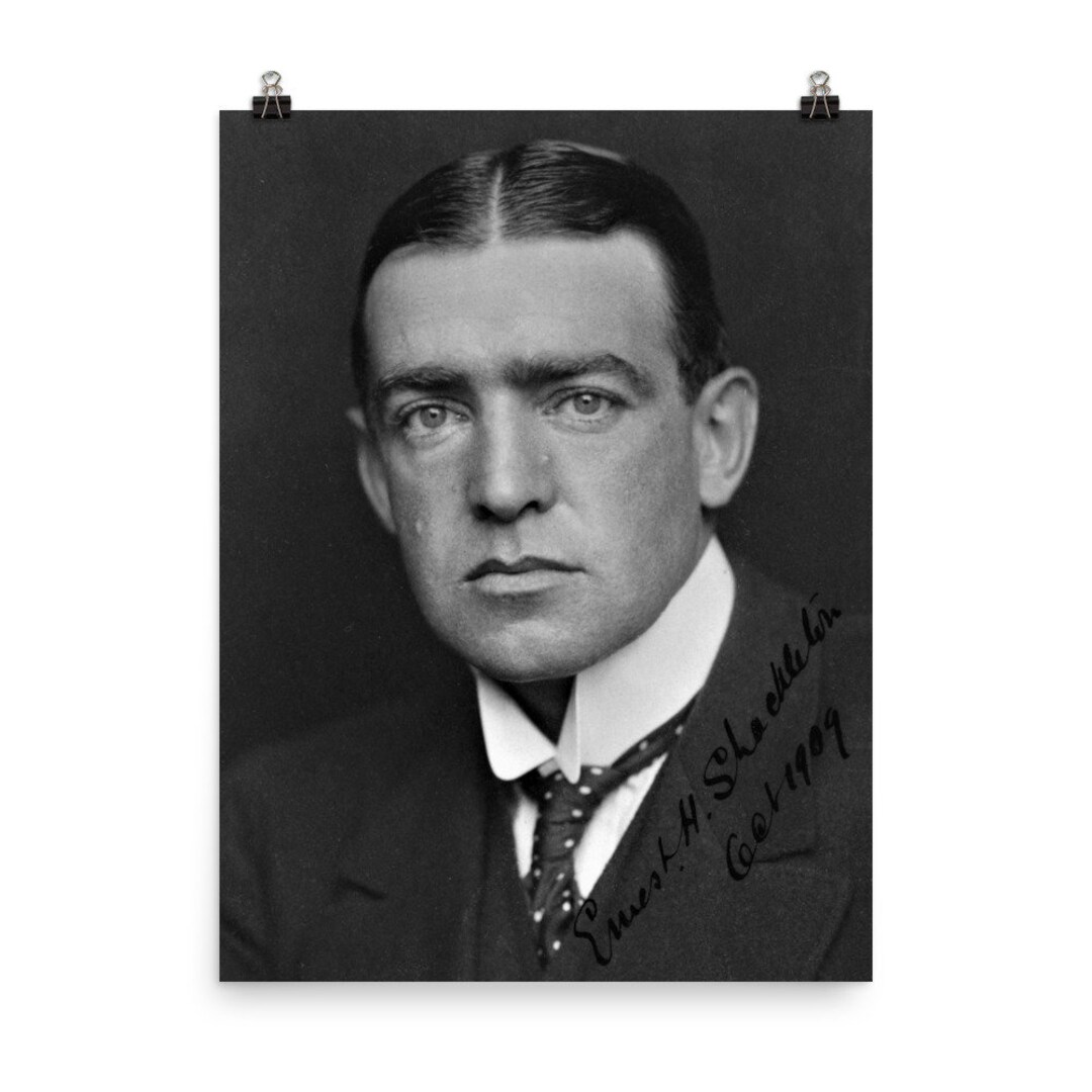 Sir Ernest Shackleton Poster Print - Etsy