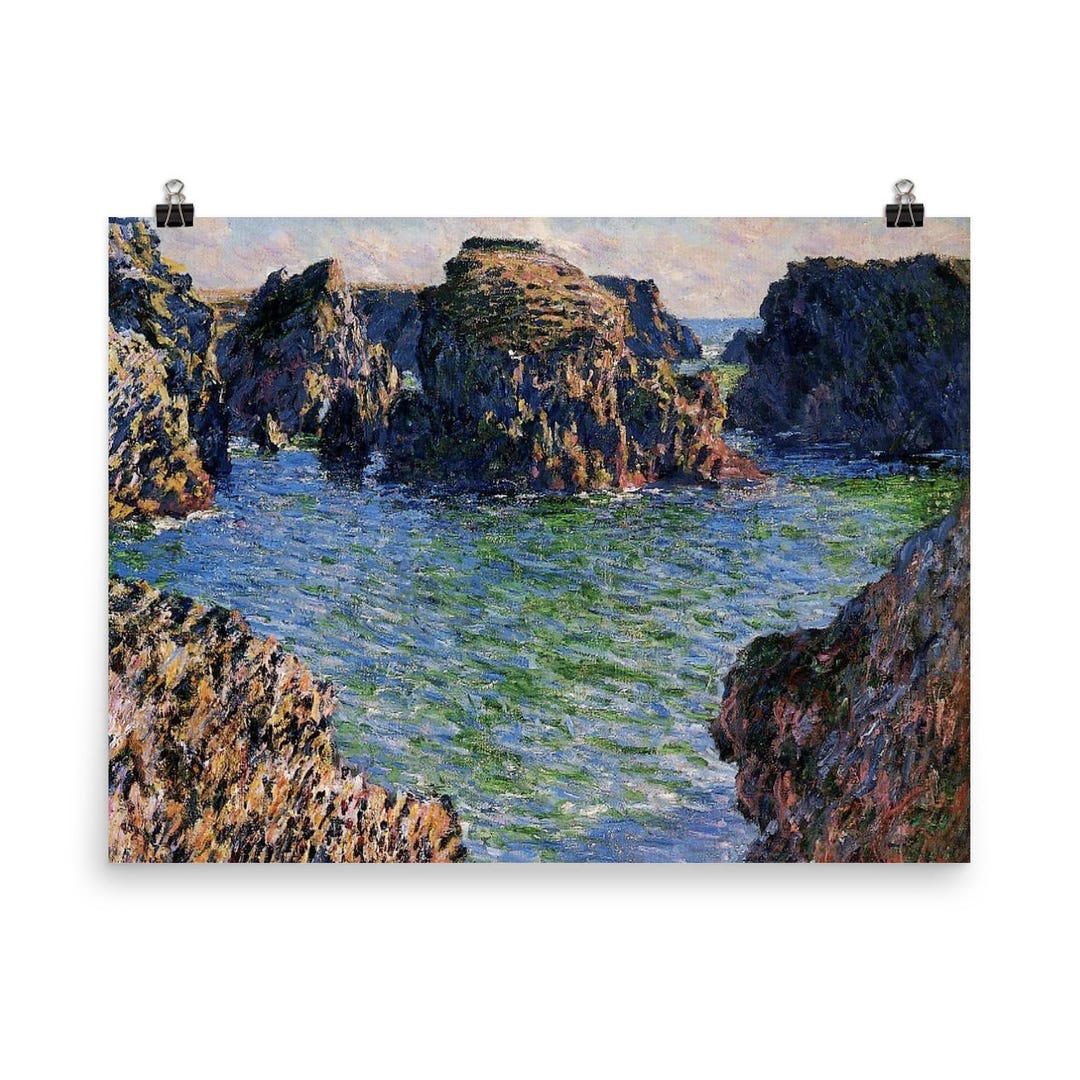Claude Monet Port-goulphar 1886 Poster Print | Vintage Impressionist ...