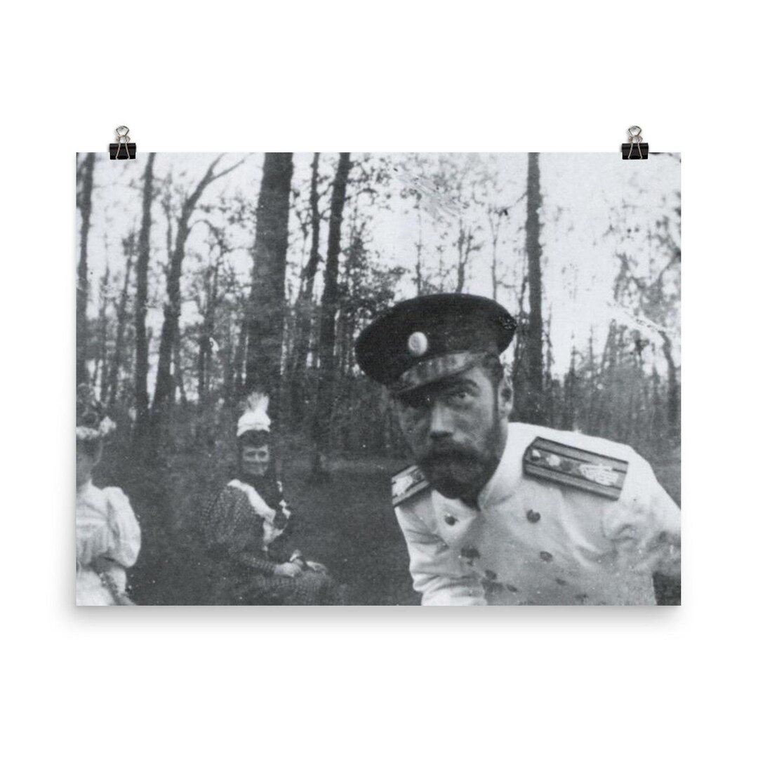 Selfie of Emperor Nicholas II Poster Print - Etsy