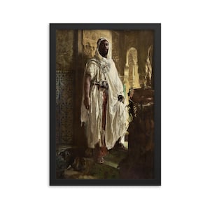 The Moorish Chief by Eduard Charlemont Framed Print - Etsy