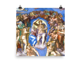 Michelangelo Poster - Etsy