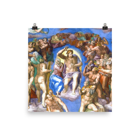 The Last Judgement Michelangelo Poster Print - Etsy India