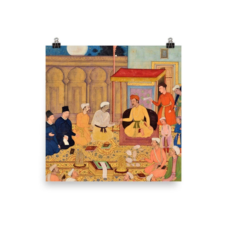 Jesuits at Akbar's Court Poster Print - Etsy